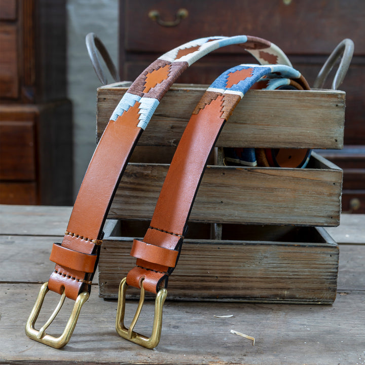 pampeano Tan Leather Belt - Desierto
