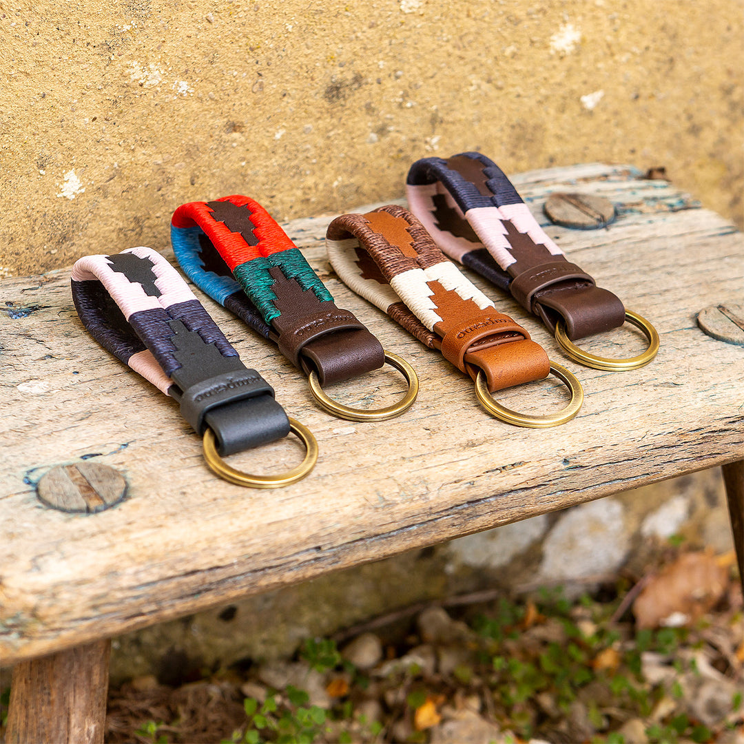 pampeano 'Charro' - Argentine Navy Leather Loop Keyring