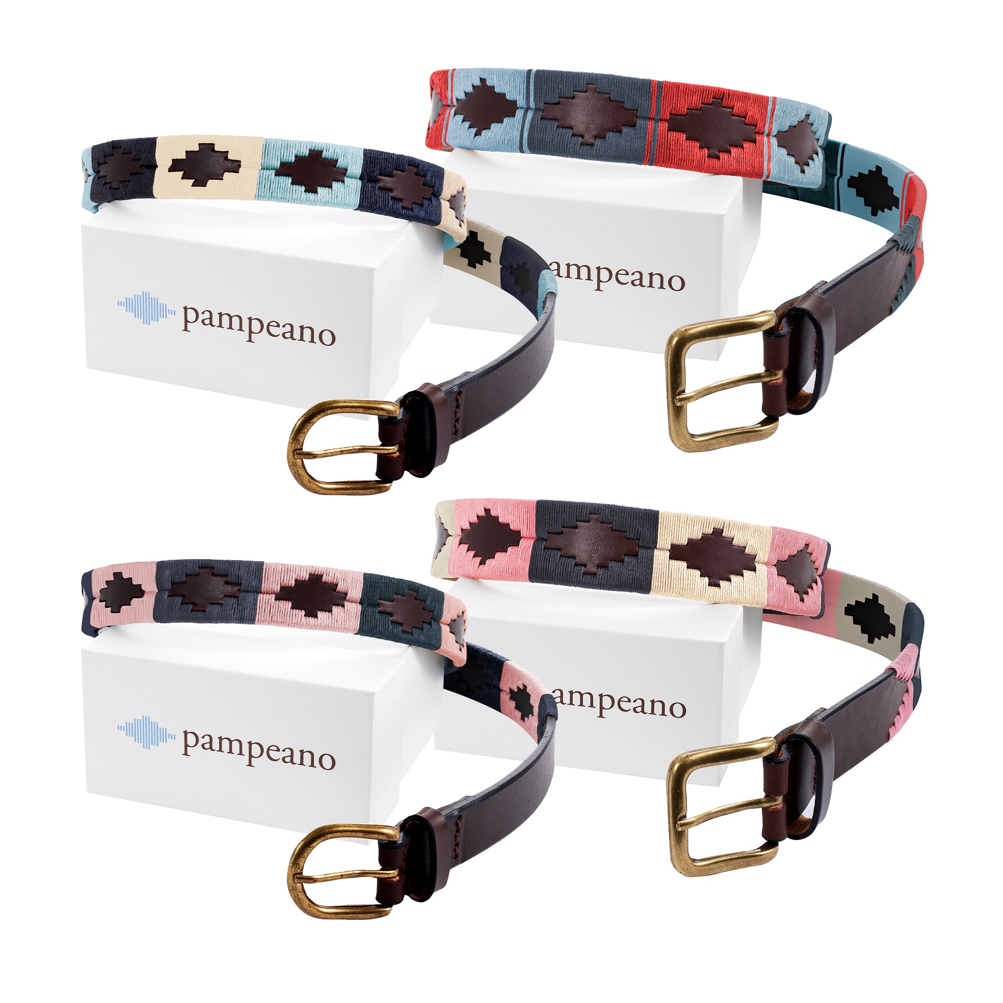 Choice of Any 4 Leather pampeano belts - Gift Package – pampeano UK