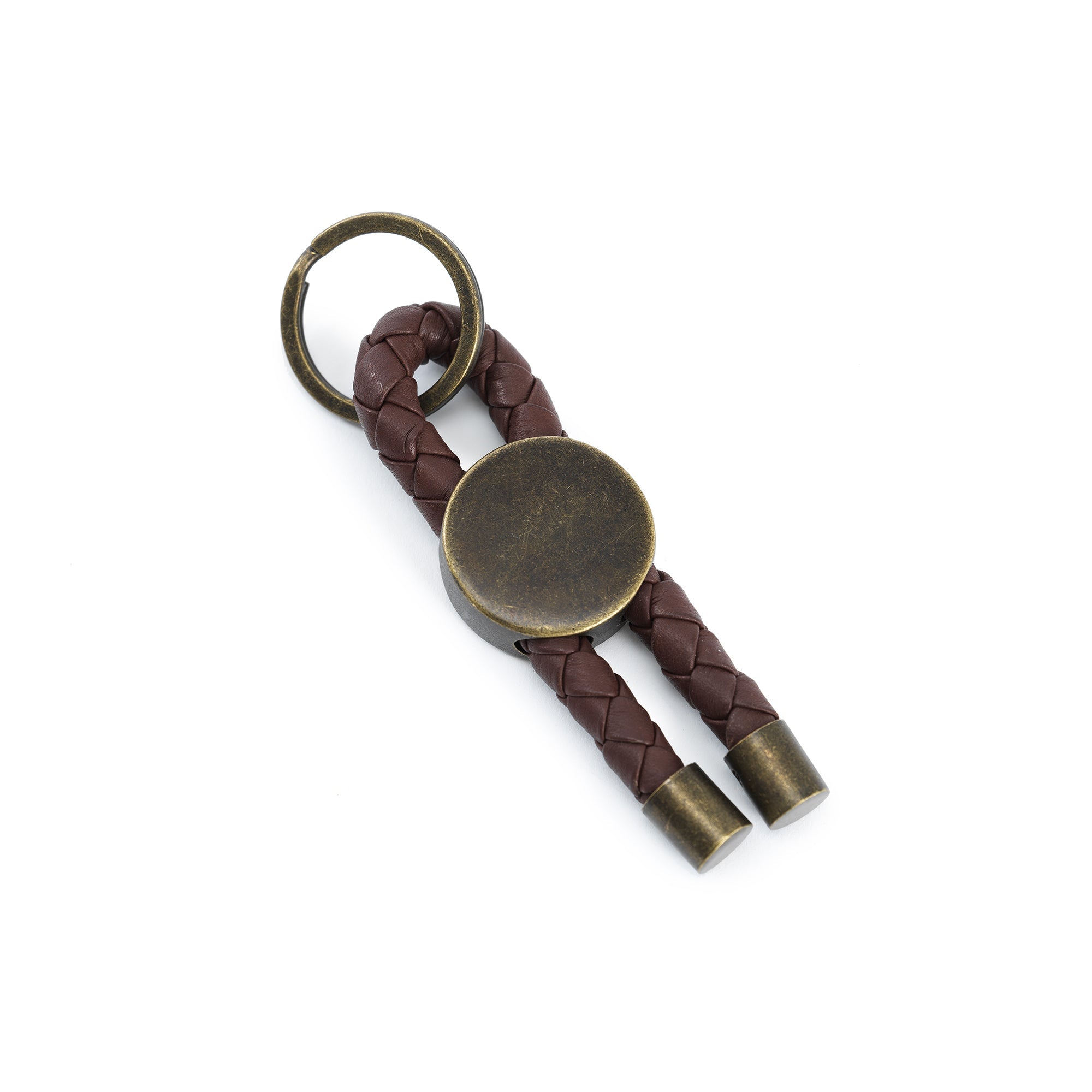 'Cuerda' Rope Keyring - Brown Leather – pampeano UK